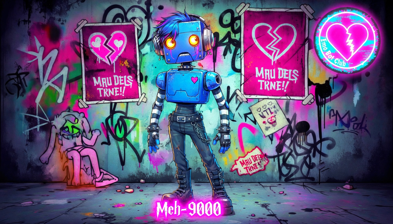 Emo Bot Club — Emo Robots, Original Songs & Functional Drinks