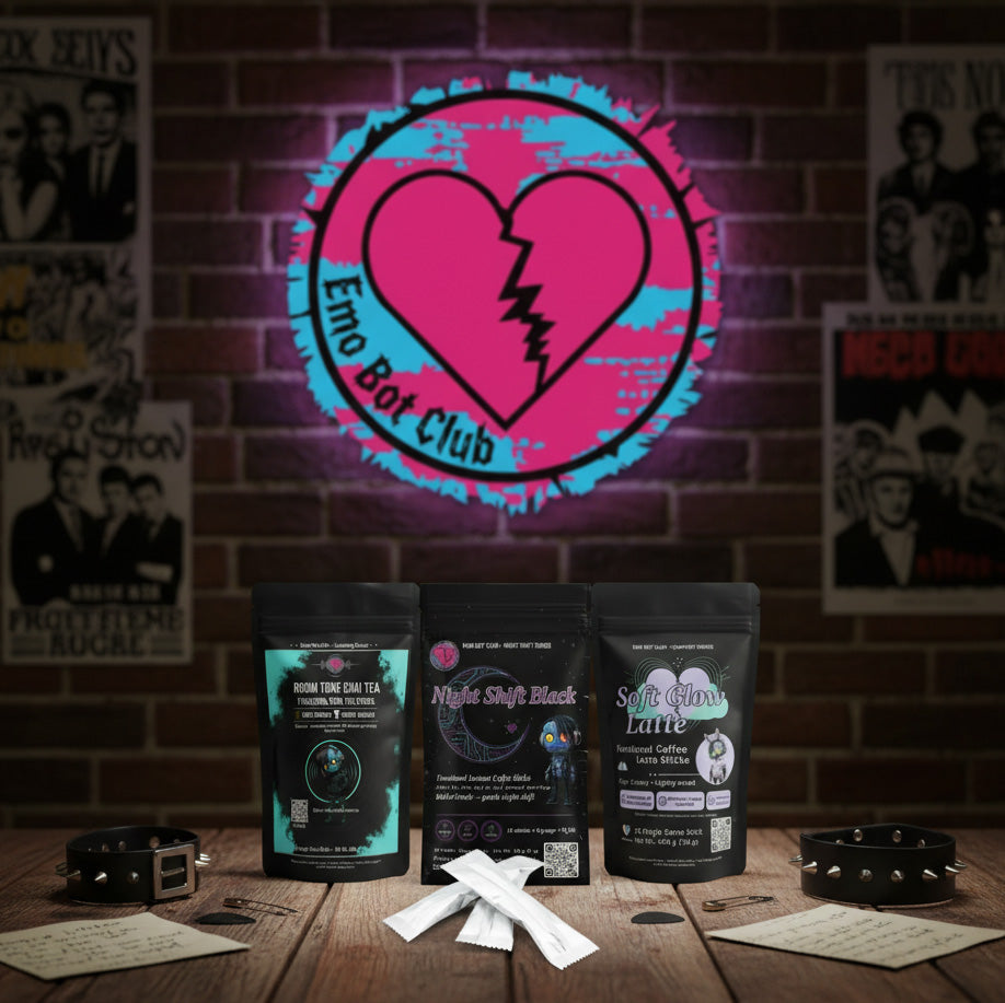Emo Bot Club — Emo Robots, Original Songs & Functional Drinks